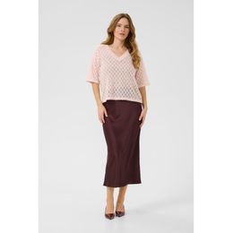 Kaffe Strickpullover KAlourine Baggy fit in Lotus Melange | Gr.: xs