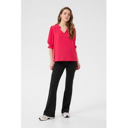 Kaffe Kurzarm-Bluse KAelly Regular fit in Virtual Pink | Gr.: 34