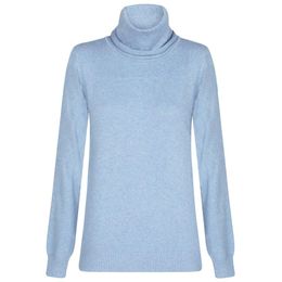 Felix Hardy Feinstrick Zopfmuster Rollkragen Pullover in Blau | Gr.: S