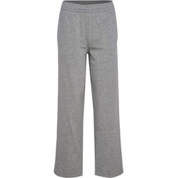 Hummel Sporthose "Pulse Wide W Sweat Pants" in Grau | Gr.: XL
