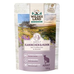 12x100 g Wildes Land Kaninchen und Huhn mit Cranberries