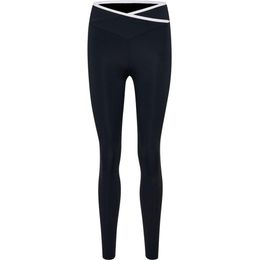 Hummel Leggings "Yoga Wrap High Waist W Tights" in Schwarz | Gr.: M