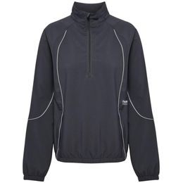 Hummel Trainingsjacke "Pulse Woven W Half Zip" in Grau | Gr.: S