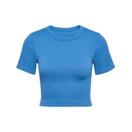Hummel T-Shirt "Pulse Seamless Rib W T-Shirt S/S" in Blau | Gr.: S