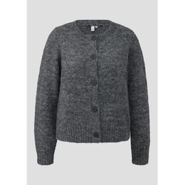 QS Strickjacke in 99W0_schwarz | Gr.: M
