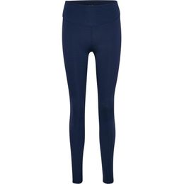 Hummel Leggings "Pulse High Waist Tights" in Blau | Gr.: XS