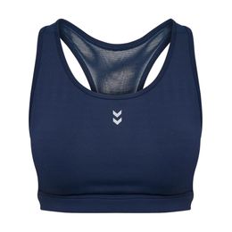 Hummel Sport-BH "Pulse Medium Support Bra" in Blau | Gr.: XS