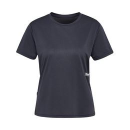 Hummel T-Shirt "Pulse Workout W T-Shirt S/S" in Grau | Gr.: L