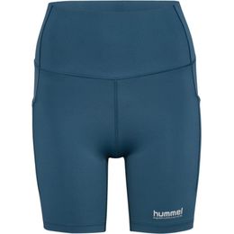 Hummel Leggings "Hiit Intensity Hw Short Tights" in Blau | Gr.: S