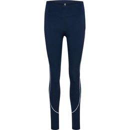Hummel Leggings "Pulse Piping Mw Tights" in Blau | Gr.: XS