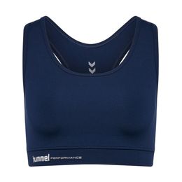 Hummel Sport-BH "Pulse Light Support Bra" in Blau | Gr.: M