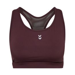 Hummel Sport-BH "Pulse Medium Support Bra" in Braun | Gr.: XS