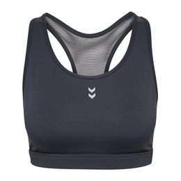 Hummel Sport-BH "Pulse Medium Support Bra" in Grau | Gr.: S