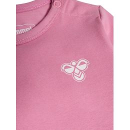 Hummel Outdoor Overall "Mini Solid Body Longsleeve Bee" in Rosa | Gr.: 98