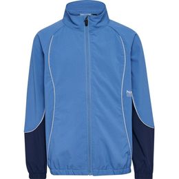 Hummel Kinder Trainingsjacke "Woven Zip Jacket" in Blau | Gr.: 46-52
