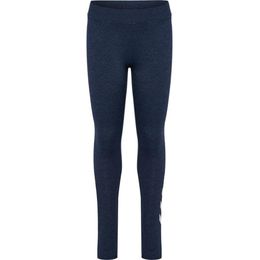 Hummel Kinder Leggings "Logo Tights" in Blau | Gr.: 146