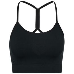 Hummel Sport-BH "Hiit Seamless Bra" in Schwarz | Gr.: M