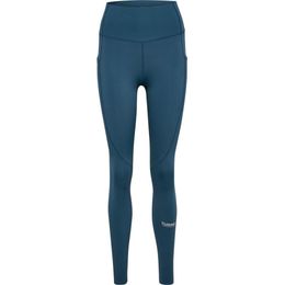 Hummel Leggings "Hiit Intensity High Waist Tights" in Blau | Gr.: S