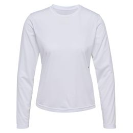 Hummel Longsleeve "Pulse Workout W T-Shirt Longsleeve" in Weiß | Gr.: S