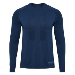 Hummel Longsleeve "Hiit Seamless T-Shirt Longsleeve" in Blau | Gr.: S