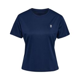 Hummel T-Shirt "Pulse Training W T-Shirt S/S" in Blau | Gr.: XS