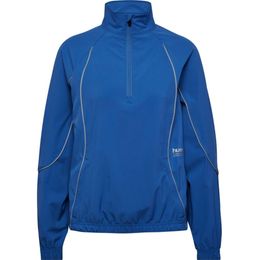 Hummel Trainingsjacke "Pulse Woven W Half Zip" in Blau | Gr.: M