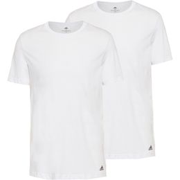 Adidas Unterhemd Herren - weiß - Gr. XXL - Baumwolle