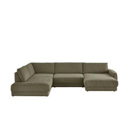 Lounge Collection Wohnlandschaft Erion grün Maße (cm): B: 377 H: 83 T: 250.0 » Höffner