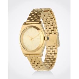 Nixon Analog Watch 'Small Time Teller' female Gold size One Size