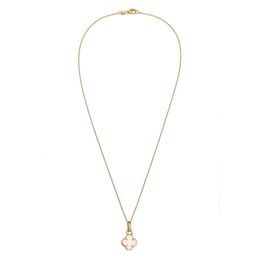 Elli Kette Damen Größe 45 gold / weiß