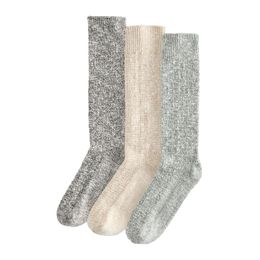 next Socken Damen Gr&ouml;&szlig;e 36/41 beigemeliert / gr&uuml;nmeliert / schwarzmeliert