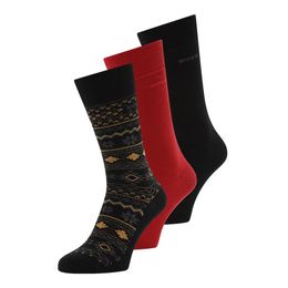 BOSS Socken Herren Gr&ouml;&szlig;e 40/46 marine / senf / knallrot / schwarz