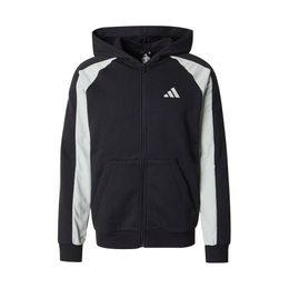 adidas Sportswear Athletic Zip-Up Hoodie 'ESS' male Black size M
