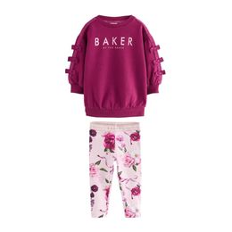 Baker by Ted Baker Set Mädchen Größe 86 cyclam / rosa / weiß