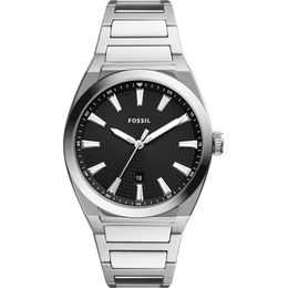 Fossil Analog Watch male Silver size One Size