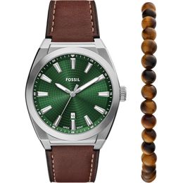 Fossil Analog Watch 'EVERETT' female Brown size One Size