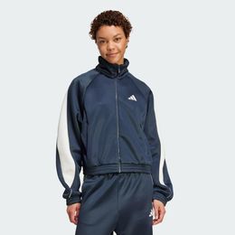 adidas Sportswear Trainingsjacke 'Stadium' Damen Größe XS/S dunkelblau / weiß