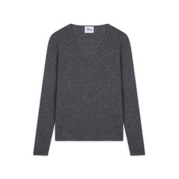 JUST CASHMERE Pullover 'Joan' Damen Gr&ouml;&szlig;e L graumeliert
