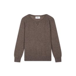 JUST CASHMERE Pullover 'Helen' Damen Gr&ouml;&szlig;e S taupe