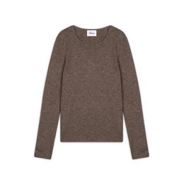 JUST CASHMERE Pullover 'Joyce' Damen Größe M braunmeliert