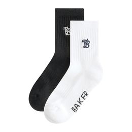 Baker by Ted Baker Socken Jungen Gr&ouml;&szlig;e 37/40 schwarz / wei&szlig;