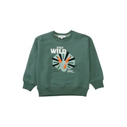 STACCATO Sweatshirt Jungen Größe 104/110 smaragd / mint / neonorange / weiß