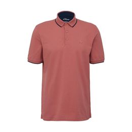 s.Oliver Polo-Shirt Herren Größe L himbeer