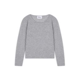 JUST CASHMERE Pullover 'VIVIAN' Damen Gr&ouml;&szlig;e M graumeliert