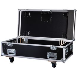 Showtec Koffer f&uuml;r 3x Spectra Serie - Penn Elcom-Hardware und Lenkrollen mit Bremse