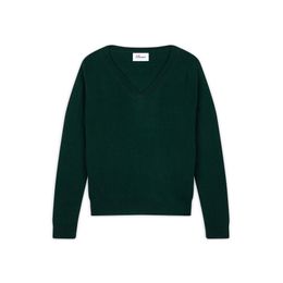 JUST CASHMERE Pullover 'Nora' Damen Gr&ouml;&szlig;e M dunkelgr&uuml;n