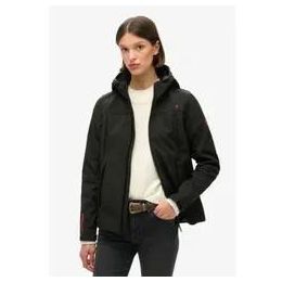 Superdry f&uuml;r Damen. W5011903A Klassische Trekker-Kapuzenjacke schwarz (XS), L&auml;ssig, Sportlich, Drau&szlig;en, Recyceltes Polyester, Nachhaltig