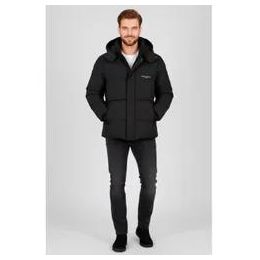 A|X Armani Exchange f&uuml;r Herren. XM001115AF16589UC001 Schwarze Kapuzen-Daunenjacke mit Kapuze (M), L&auml;ssig, Polyamid
