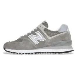New Balance f&uuml;r Damen. WL574V3 Leder Turnschuhe 574 khaki (41), Wohnung, Schn&uuml;rsenkel, L&auml;ssig, Sportlich, Grau, Laufen