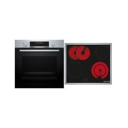 Bosch HBD671CS62 Serie 6, Backofen-Set schwarz/edelstahl